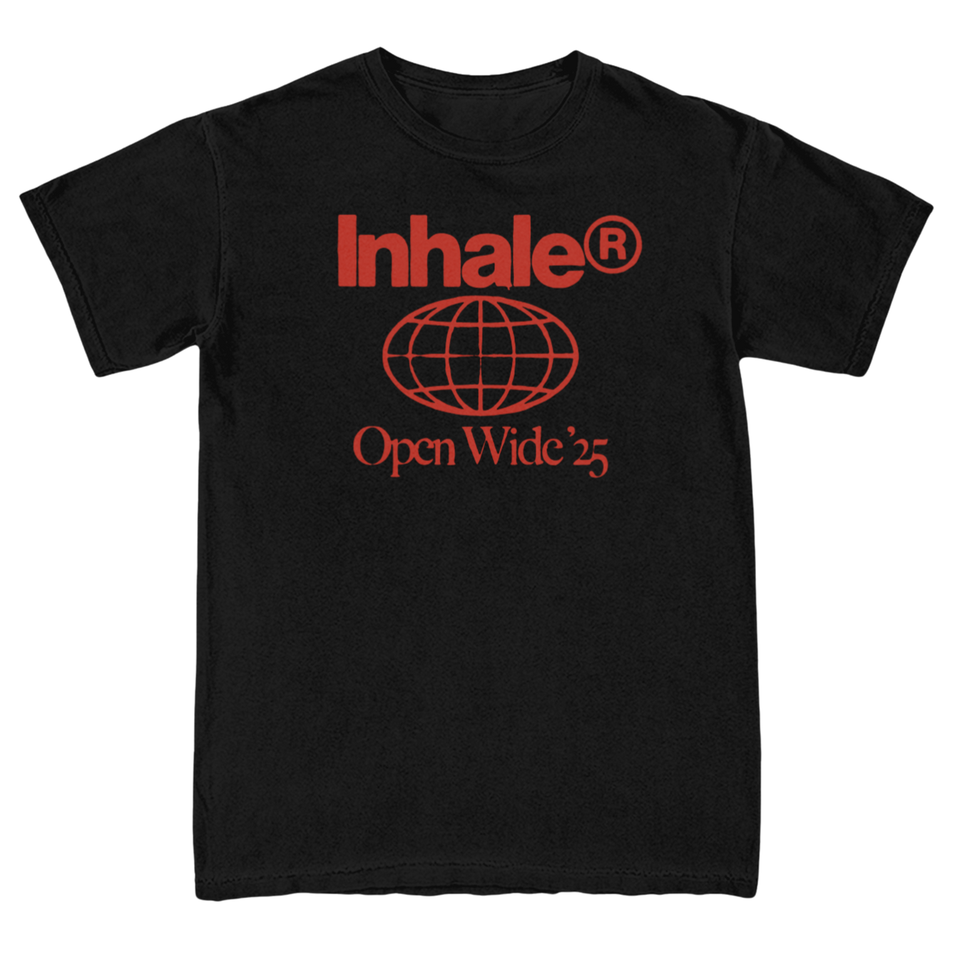 Open Wide '25 Tour Tee - Black – Inhaler Official US Store